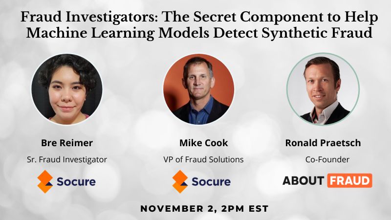 Fraud Investigators: The Secret Component to Help Your Machine Learning ...